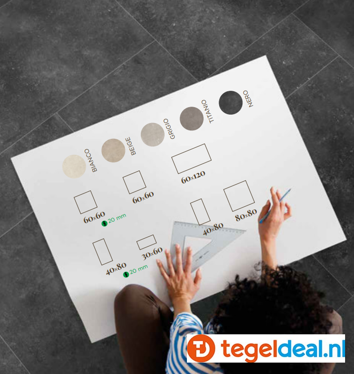 Keramische vloertegels Castelvetro, Absolute BEIGE, art. nr. CAU62R2 ...